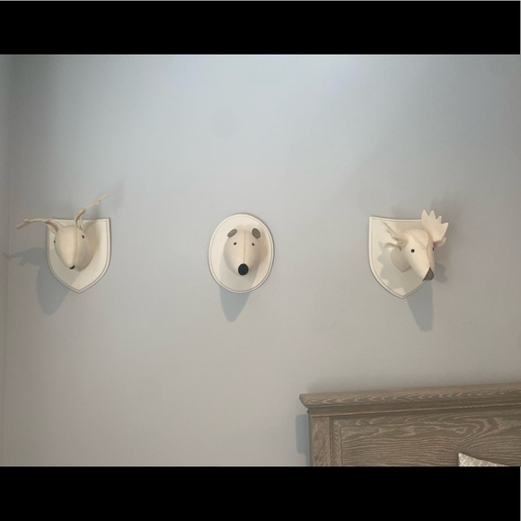 Pottery Barn Kids | Wall Decor | Pottery Barn Animal Heads | Poshmark